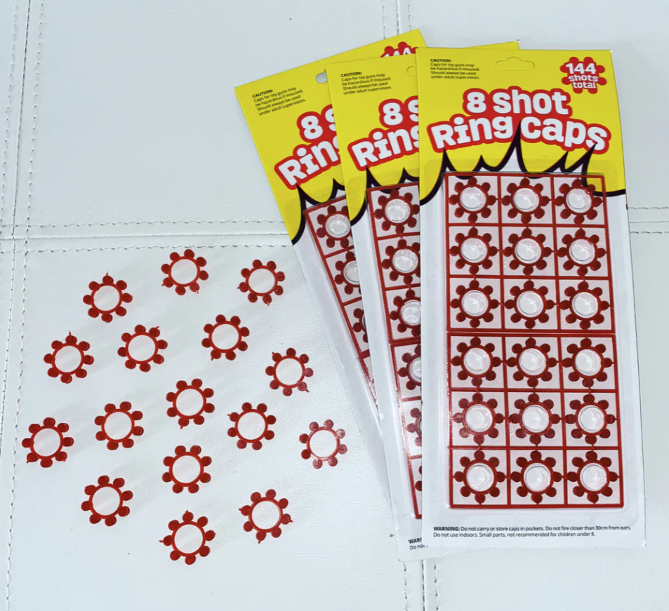 8 Shot Ring Cap Refill - 144 shot pack | AnB Ammo